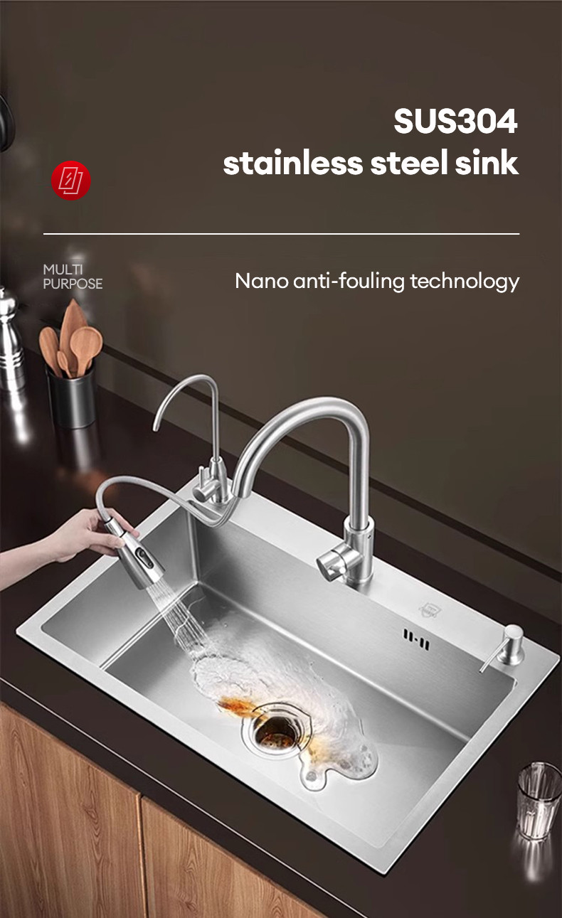 XTEN Sink Stainless for Kitchen Double Sink Heavy Duty Small Single ...