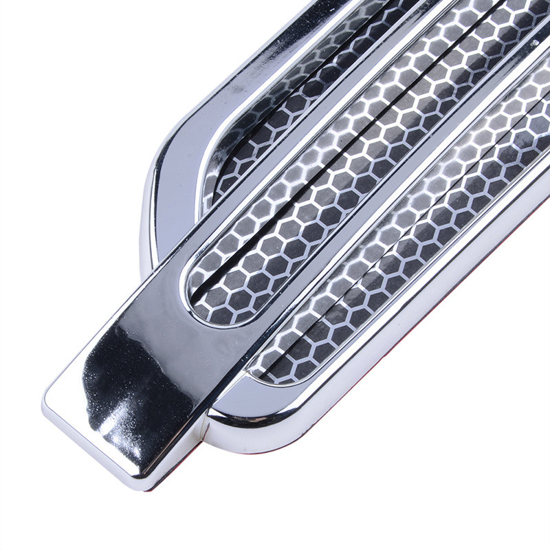 1pair Car Side Fender Vent Sticker Air Flow Spoiler Racing Intake ...