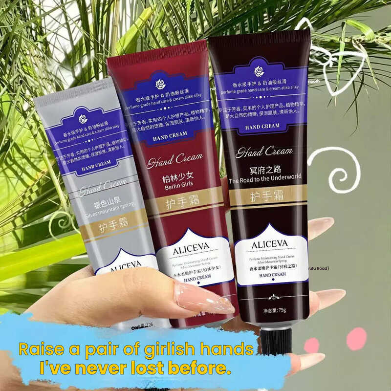 Perfumed Hand Cream Perfume Moisturizes and moisturizes rough, tender ...