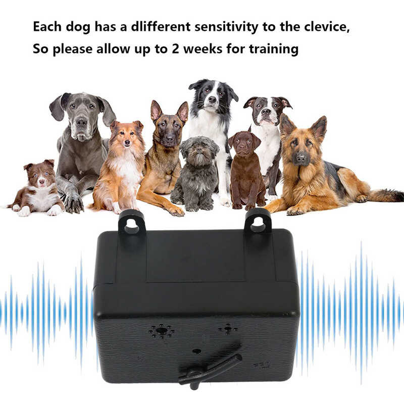Ultrasonic Sonic Wagg Bark Box 4 Adjustable Level 50 Ft Dog Stop Bark ...