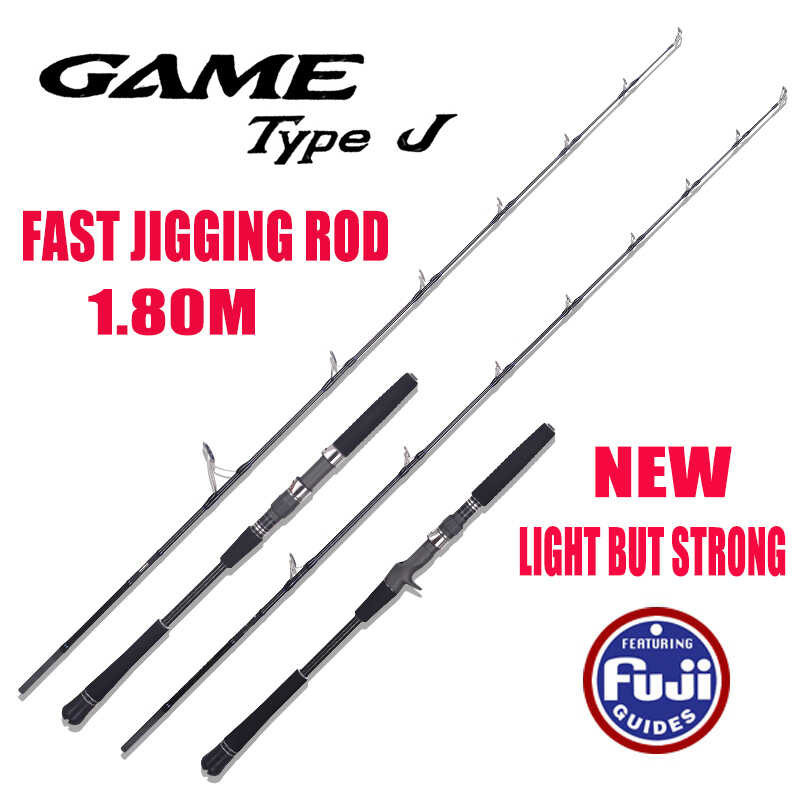 Lurekiller New Fast Jigging Rod Game Type J 1.8M JIG 40-120G/80-200G ...