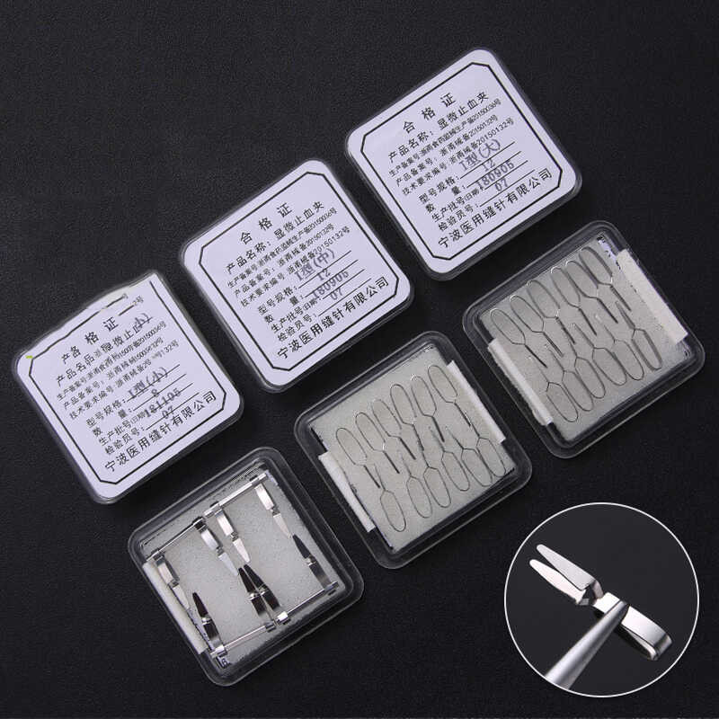 Stainless Steel Micro Hemostatic Clamp Vein Clamp Small Blood Vessel ...