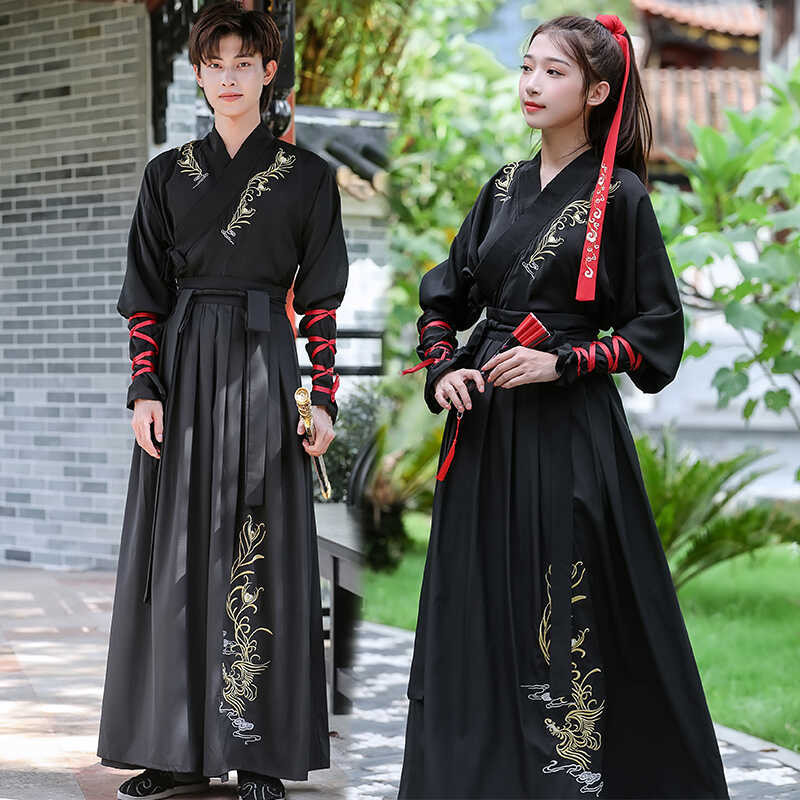 Traditional Hanfu Men Chinese Ancient Swordsman Cosply Costume Oriental ...