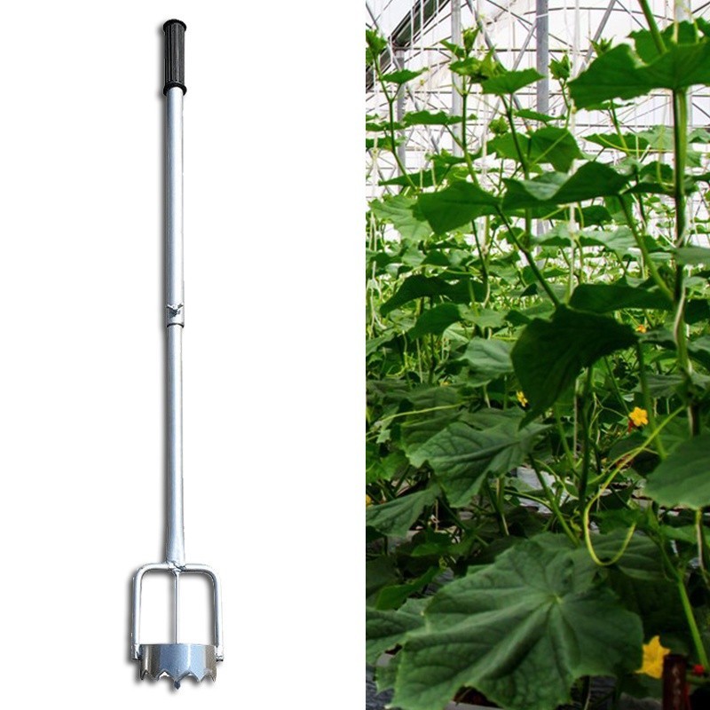 ☸ ஐ 5cm 6.3cm Mulch Hole Digger Mulch Puncher Gardening Planting Hole ...