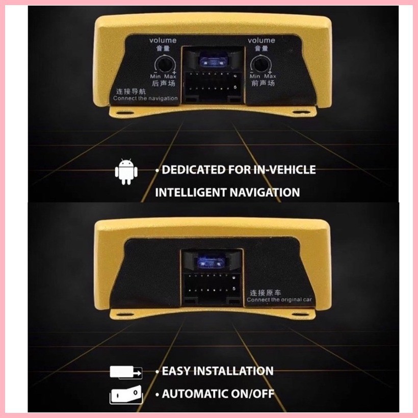 ☪ ۞ 100% MOHAWK Android Player Car DSP 4 Channel Plug & Play power ...