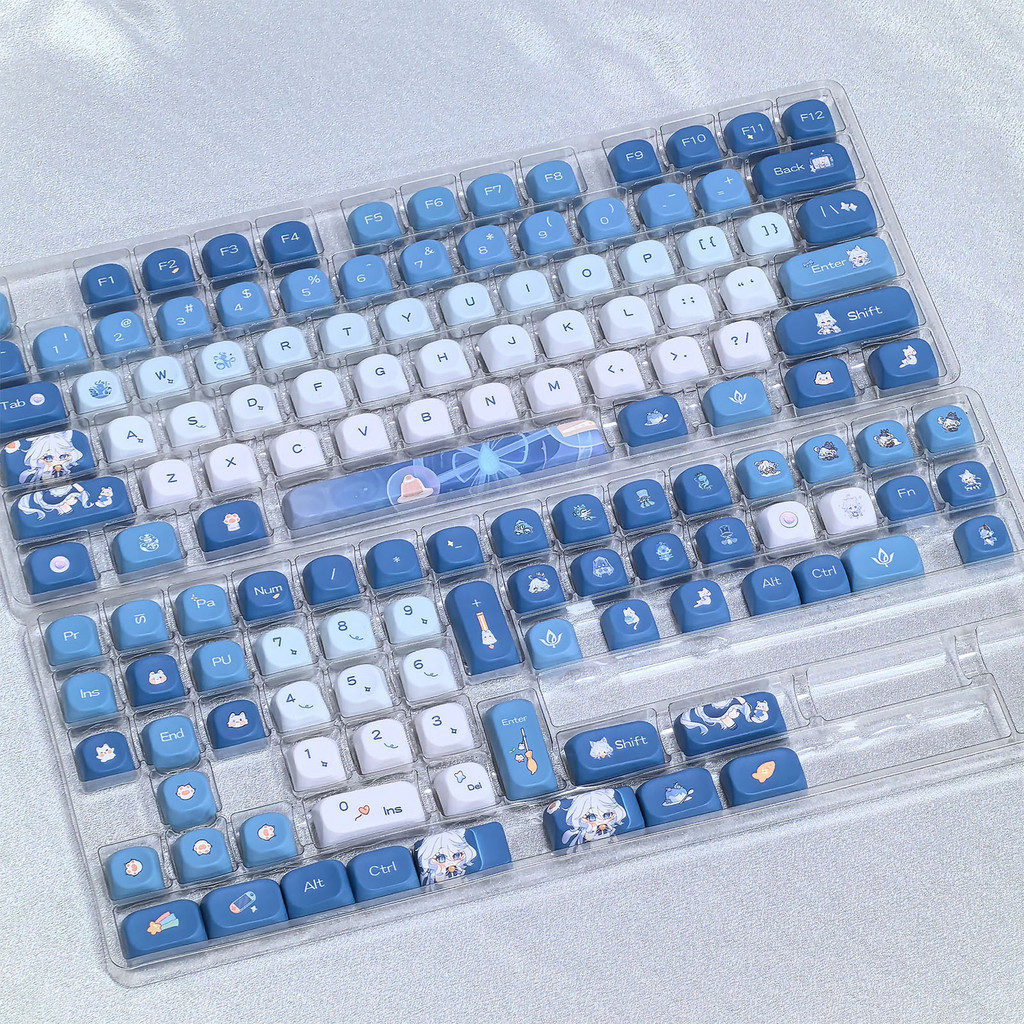 Genshin Impact Original Furina Meow Keycap MOA Profile Five-side ...