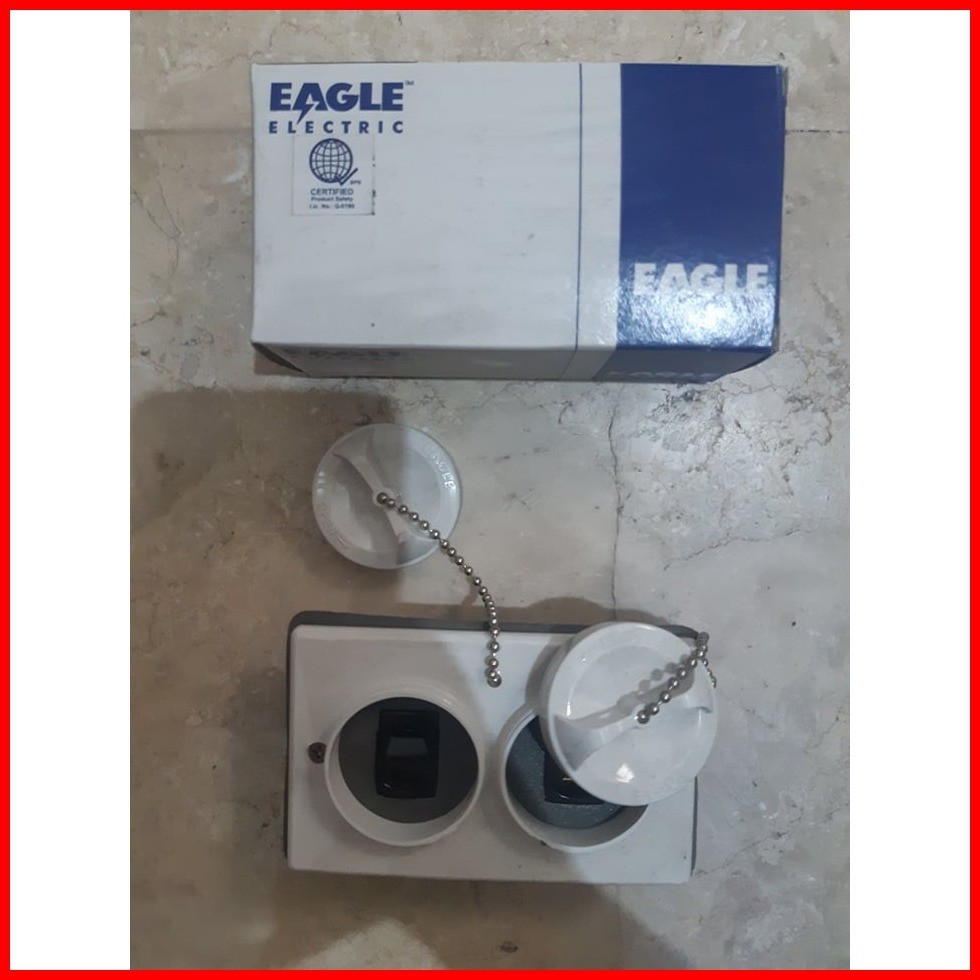 Eagle Outdoor Outlet Socket with Cover / 2 Gang Outdoor Outlet ...
