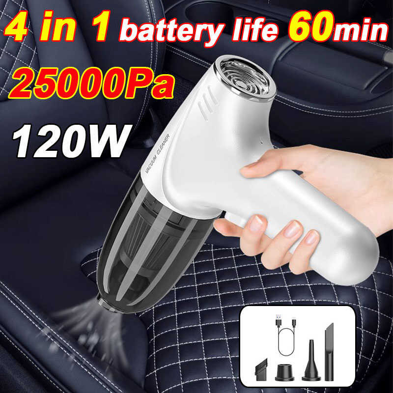 wireless 20000pa, 150W handheld para sa kama, 5500mAh car vacuum cleaner | Shopee Philippines