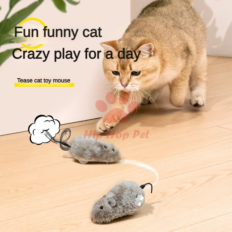 Cat Mouse Toy Kitten Mouse Rat Toy Chasing Toy Plush Mouse | Shopee ...