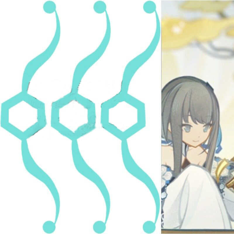 Impact Genshin Haagentus Tattoo Anime Tattooing Sticker Waterproof ...