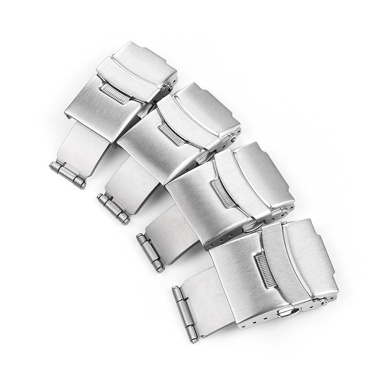 Diver Stainless Steel Watch Buckle Clasp 14mm 16mm 18mm 20mm for SEIKO ...