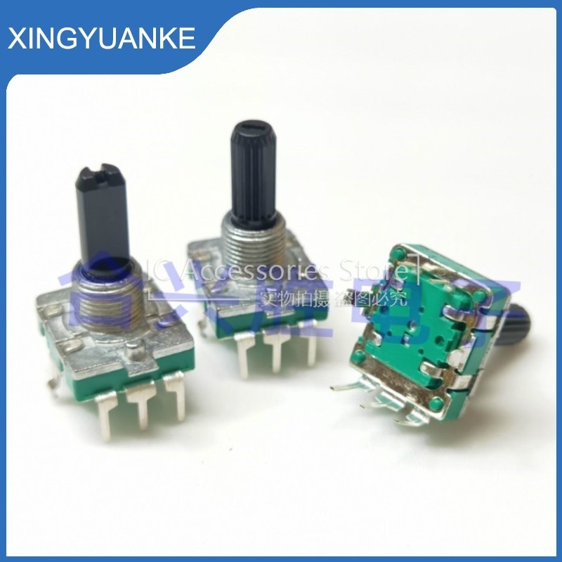 2pcs Lot Ec16 360 Degree Rotary Encoder With Push Switch Audio Volume Digital Pulse