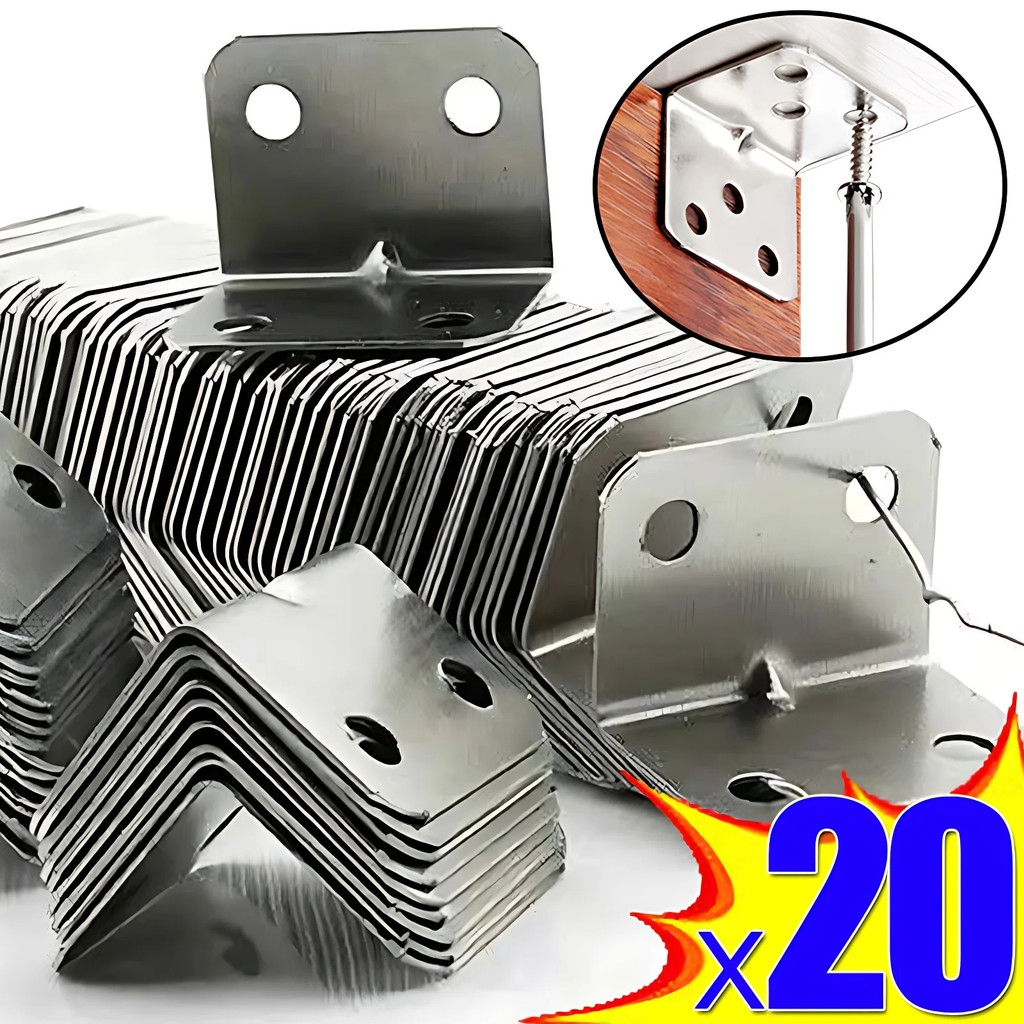 Universal 90 Degree Right Angle Fixed Corner Bracket - Stainless Steel ...