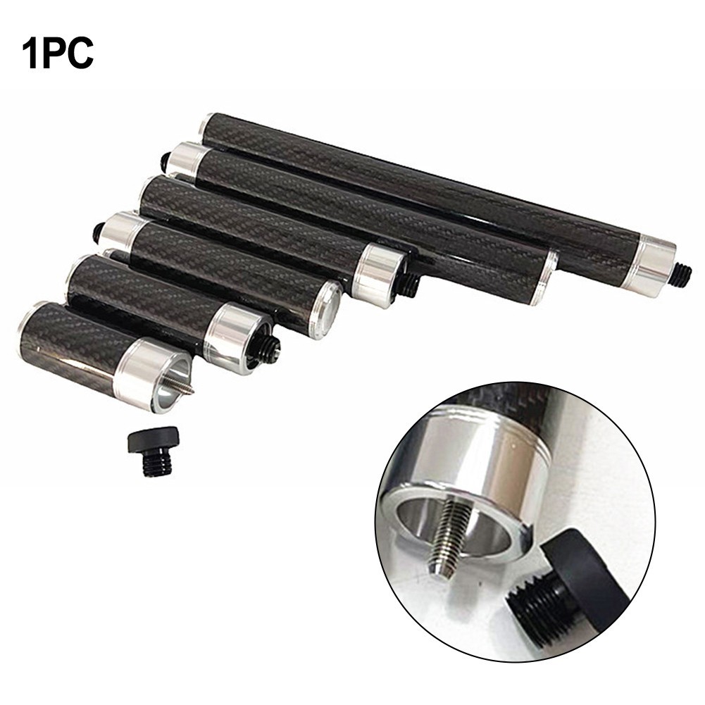 [SMT] 3/4/5/6/9/11inch Carbon Pool Cue Extensions Billiard Cue Extender ...