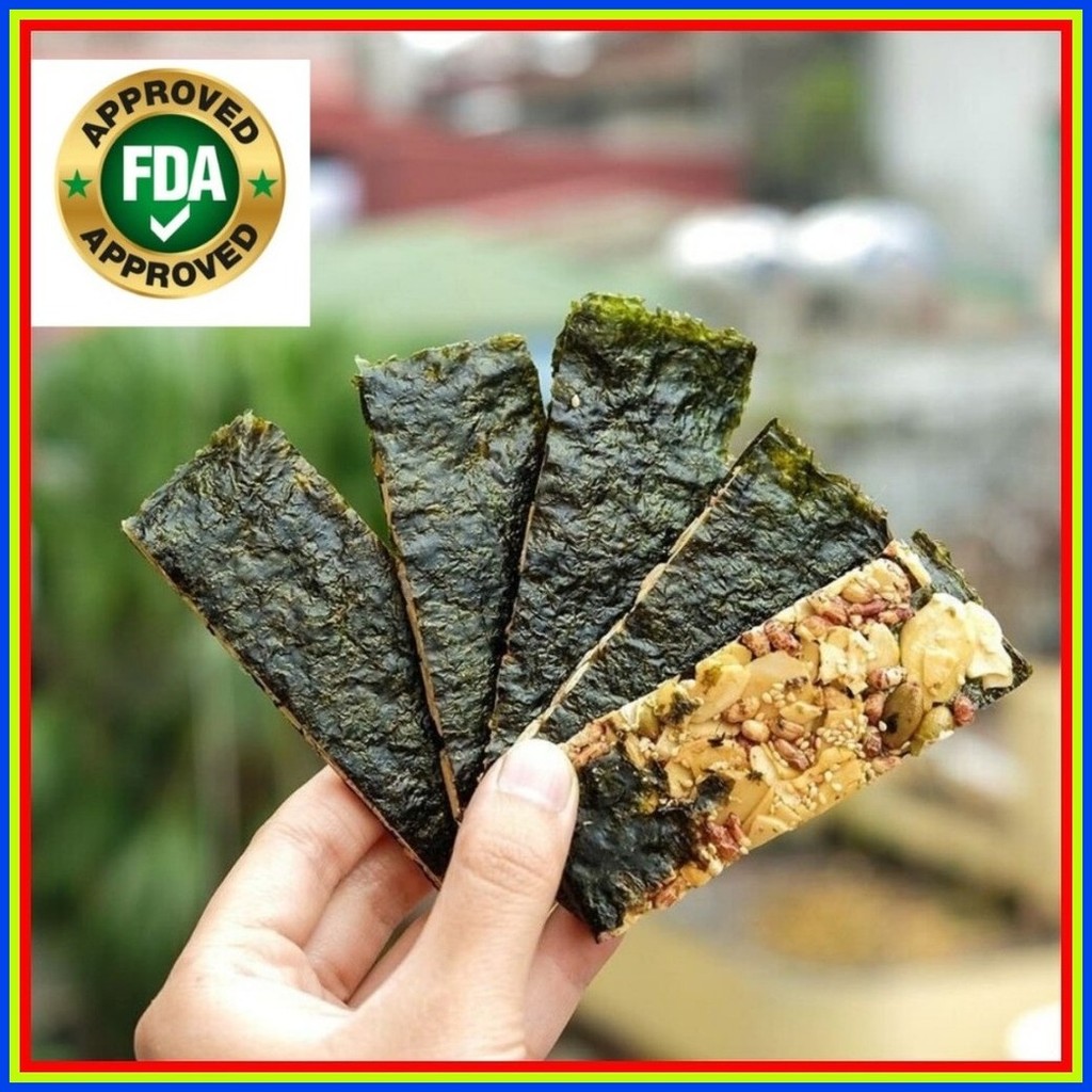 Mixi Crunchy Seaweed Nuts Bar Healthy Japanese Snacks Mixed 5 Types Of ...