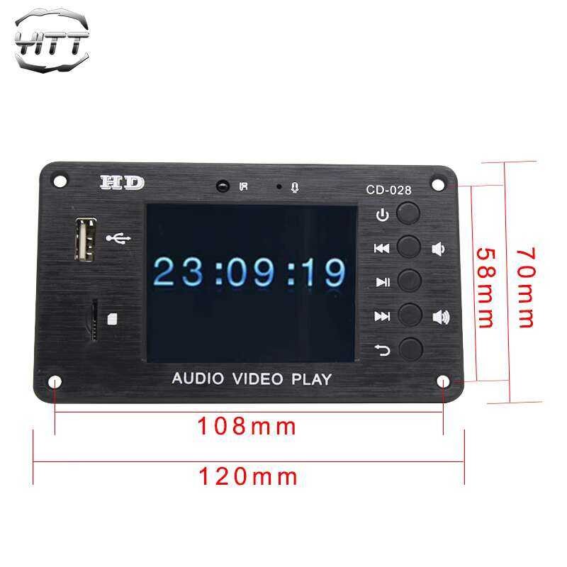 MP5 Bluetooth Decoding Board 2.8-inch LCD Display Lossless Format ...