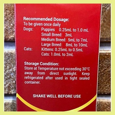 PAPI Plateleaf Multivitamins & Minerals Syrup for Dogs and Cats (120ml ...