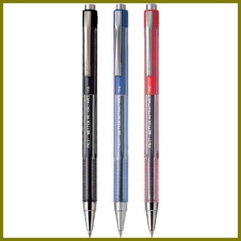 Pilot Retractable Ball Pointpen (sold per pc) | Shopee Philippines