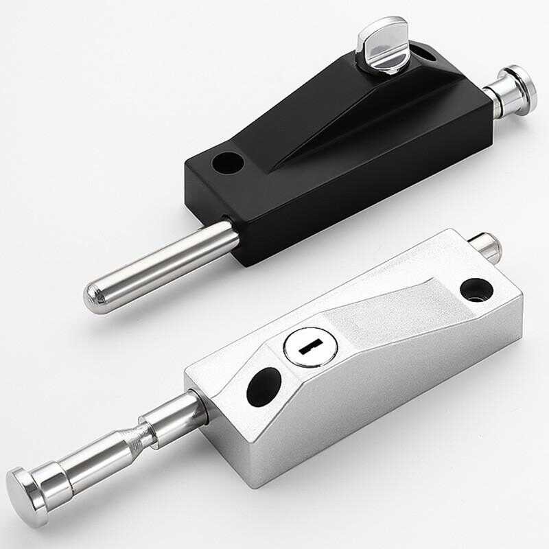 Automatic pin, plug-in glass safety wooden door, exposed spring, floor ...