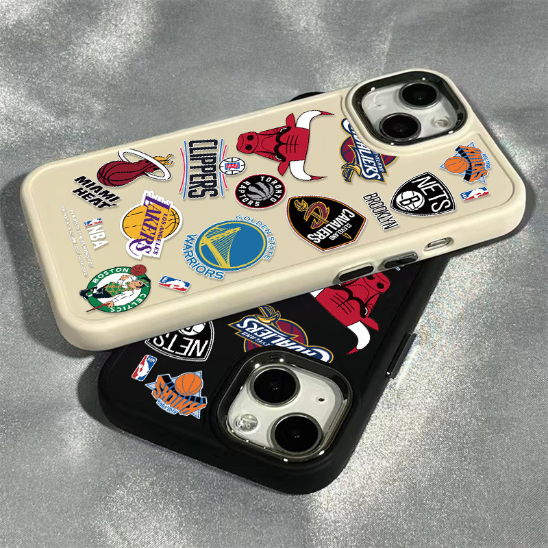 Trendy Basketball Team Logo Pattern Phone Casing Compatible for IPhone ...