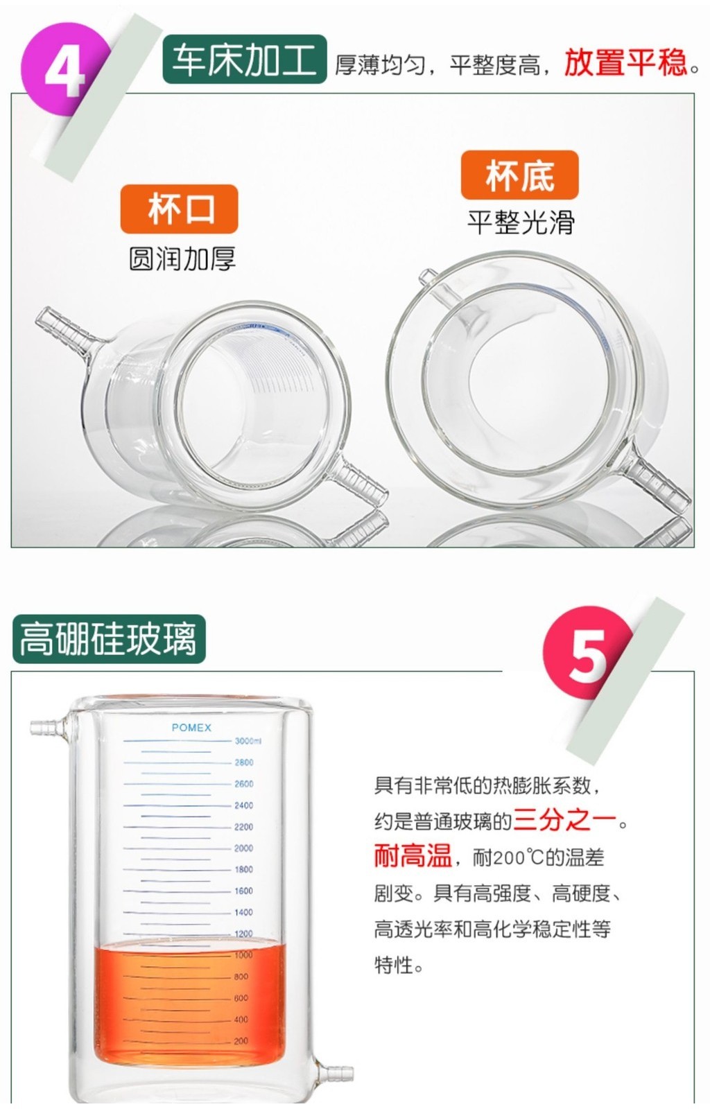 10/100/250/500ml Covered Double-Layer Beaker Photocatalytic Reactor ...