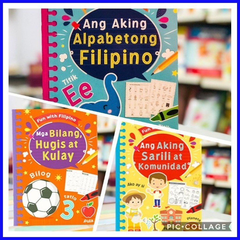 Fun with Filipino Workbooks Araling Panlipunan Panitikan Bilang Hugis ...