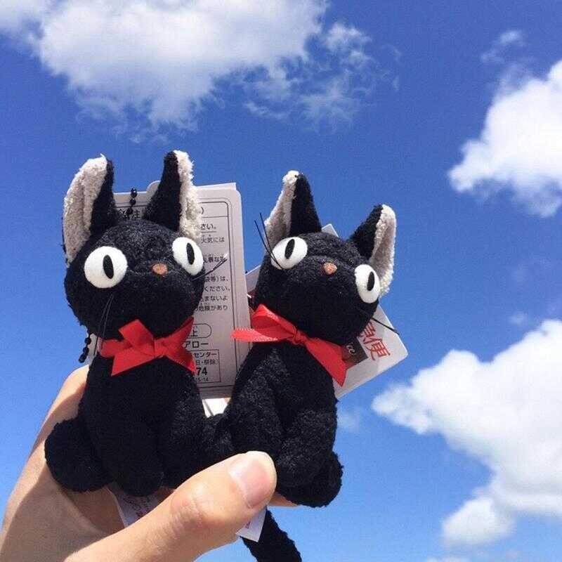 Black Cat Mini Stuffed Animal Plush Gamit Ang Theme Of Kiki's Delivery ...