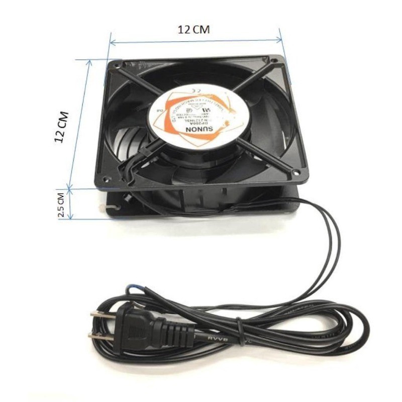 [Delivery 24 hours] Blower Fan 220V-240V Set Computer CPU Exhaust Cooling Fan Incubator Fan ...
