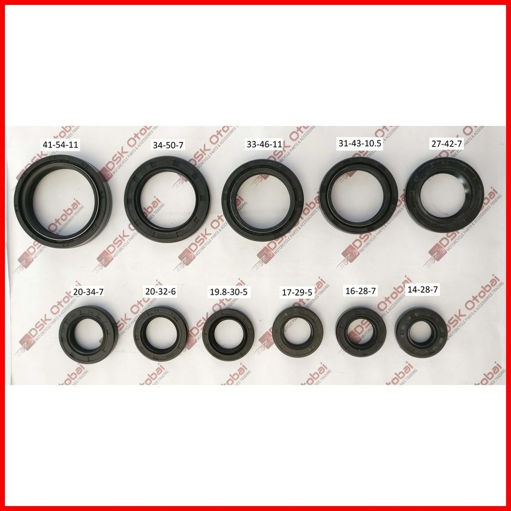 ♂ Oil Seal for Rusi (TC 125, TC 150, SC 125, etc.) / Euro / Maton ...