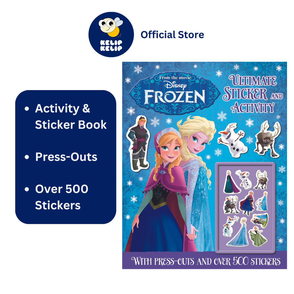 Disney Frozen Ultimate Sticker Book For Kids With Activities Stickers ...