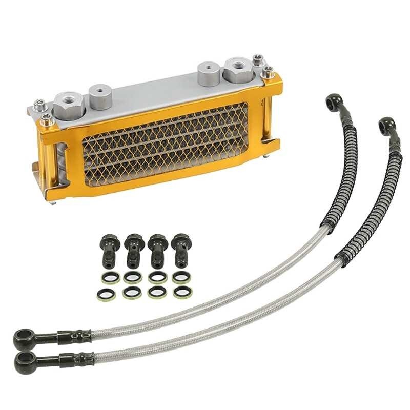 Aluminium Cooling Motocross System Motorcycle Oil Cooler Para Sa 50 ...