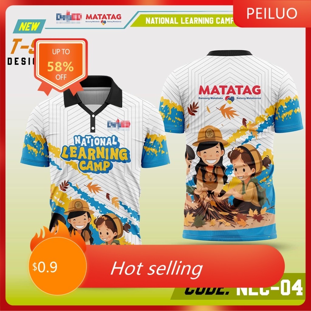 MATATAG UNIFORM SUBLIMATION POLO CODE-NLC-04 NATIONAL LEARNING CAMP ...