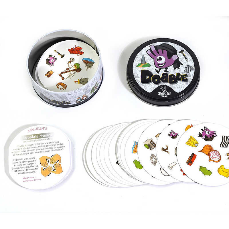 9 Spot It Dobble Pikachu Anime Sports Animals Card Interactive Board ...