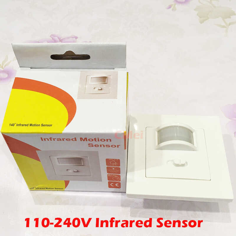 On/Off 1 Auto PIR Occupancy Security Infred Motion Sound Sensor Switch ...