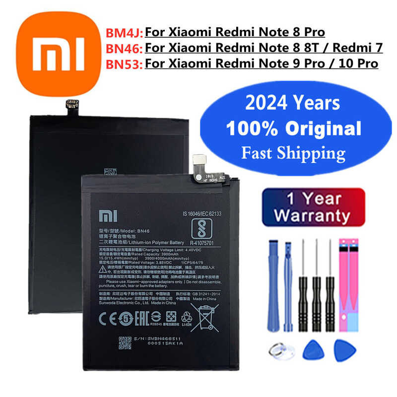 2024 Years Xiao Mi 100% Orginal For Xiaomi Note 8 9 10 Pro 8Pro 9Pro ...