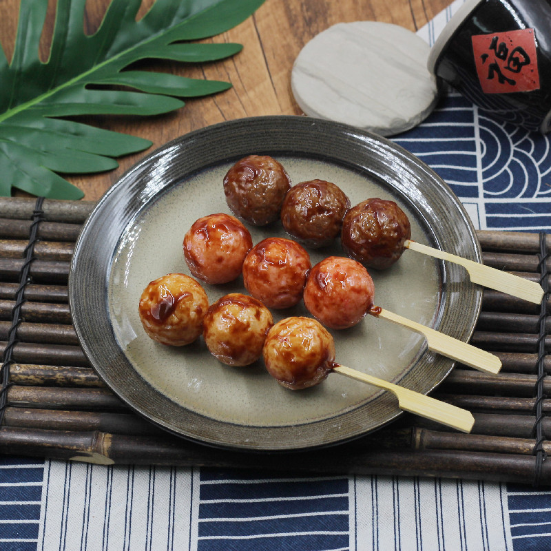 Fake Japanese Style Yakitori Artificial Chicken Skewers Model Simulated ...