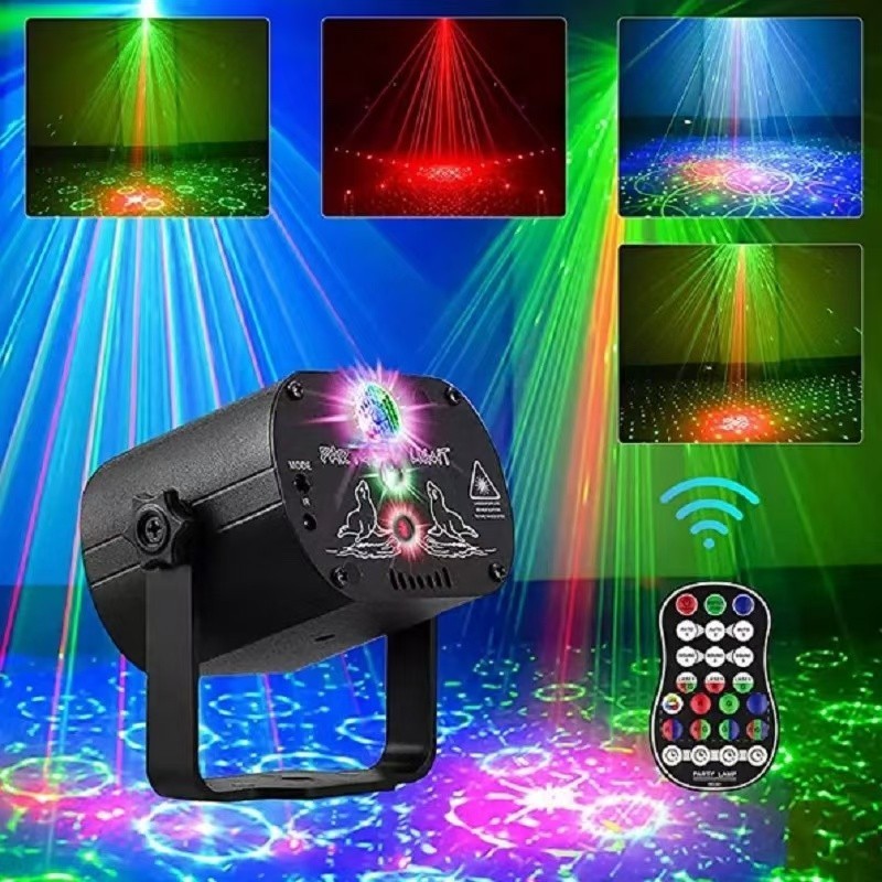 Laser Projector DJ Disco Light Stage Laser Light Night Light projection ...