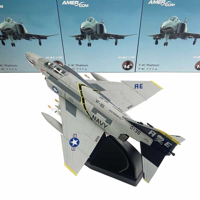 1/100 F-4 Phantom Pirate Flag Squadron Independence Carrier Squadron ...