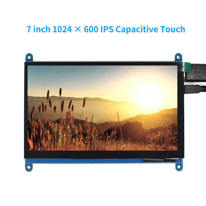 7 Inch 1024*600 IPS Capacitive Touch Panel TFT LCD Module Screen Display For Raspberry Pi ...
