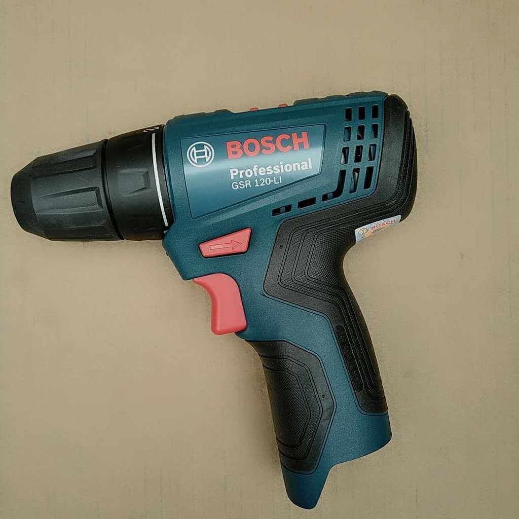 Bosch original rechargeable electric pistol drill GSR 120 -li bare ...