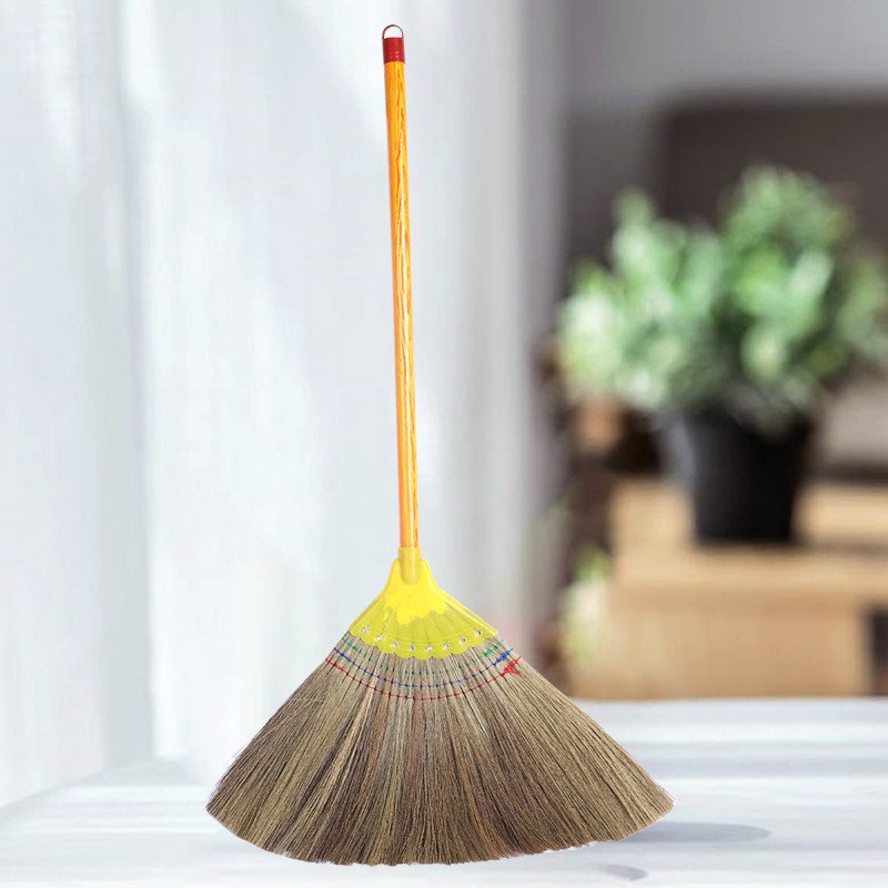 8 Nails Soft Broom Double Sewing Walis Tambo Kahoy For School Factory ...