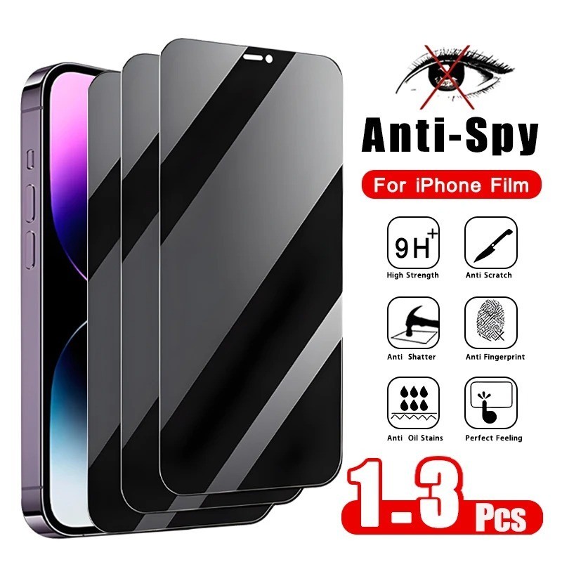 3Pcs Anti-Spy Privacy Tempered Glass Xiaomi POCO A5 X5 F5 X4 M4 X3 M3 ...