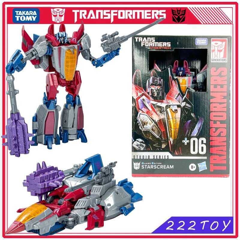 New Transformers Studio Series Gamer Edition Voyager SS GE 06 Starscream Action Robot Toy Gift ...