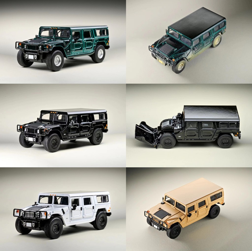596 Model 1: 64 Hummer H1 Off-Road Vehicle Hood Can Open Simulation ...