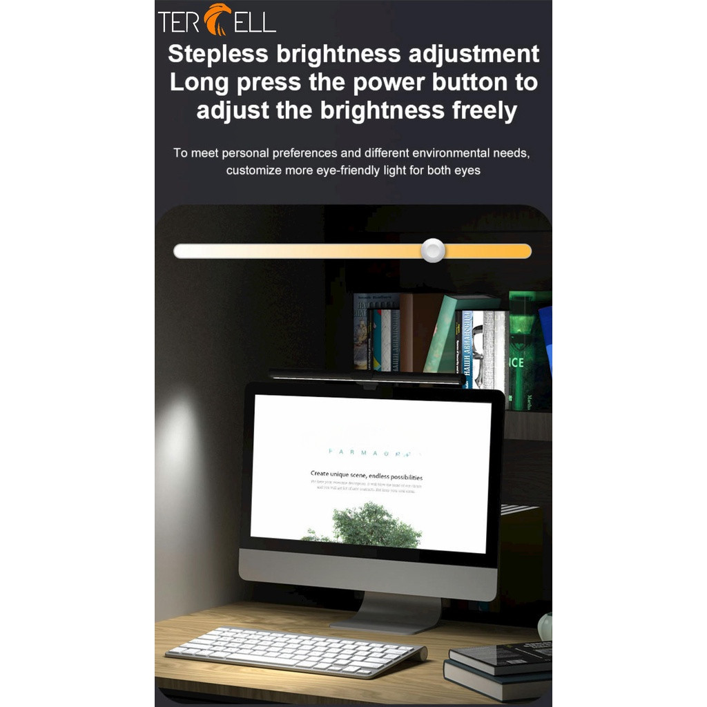 INOVAGEN Stepless Dimming Screen bar light,LED Monitor light lamp,Touch ...