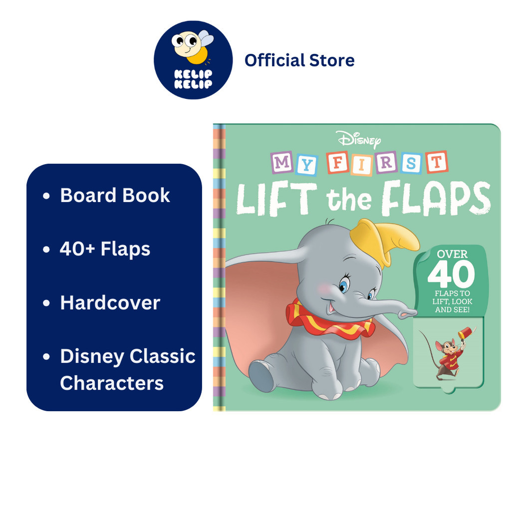 Disney My First Lift The Flaps Story Book For Kids with 40+ Flaps Board ...