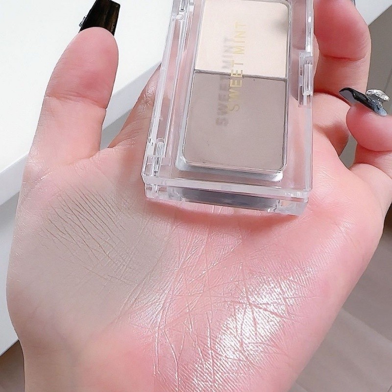 SWEET MINT Contour Highlight Dual Color Nose Shadow Powder Highlight ...