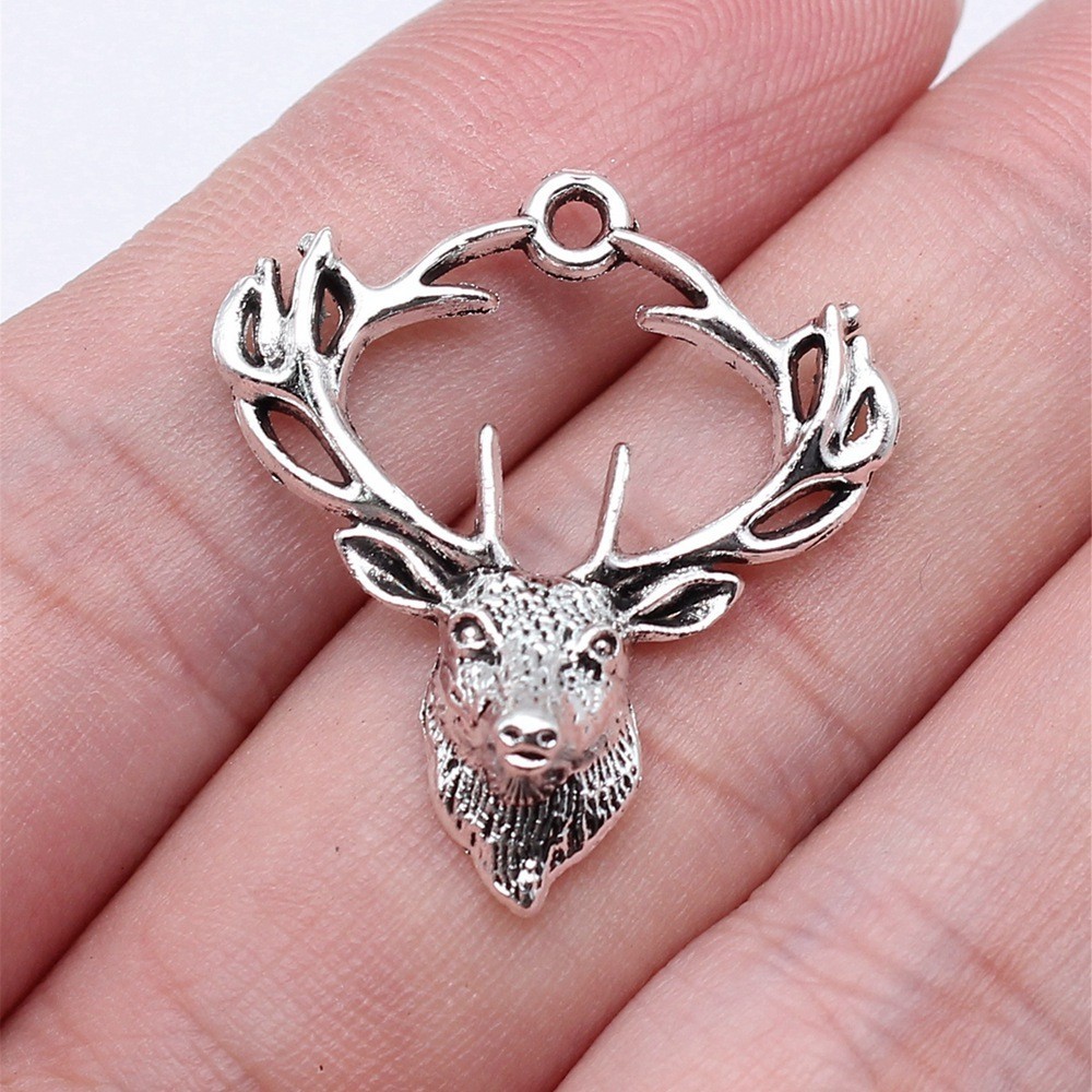 Supplies Charms Deer Head Jewelry Car Accessories | Shopee Philippines