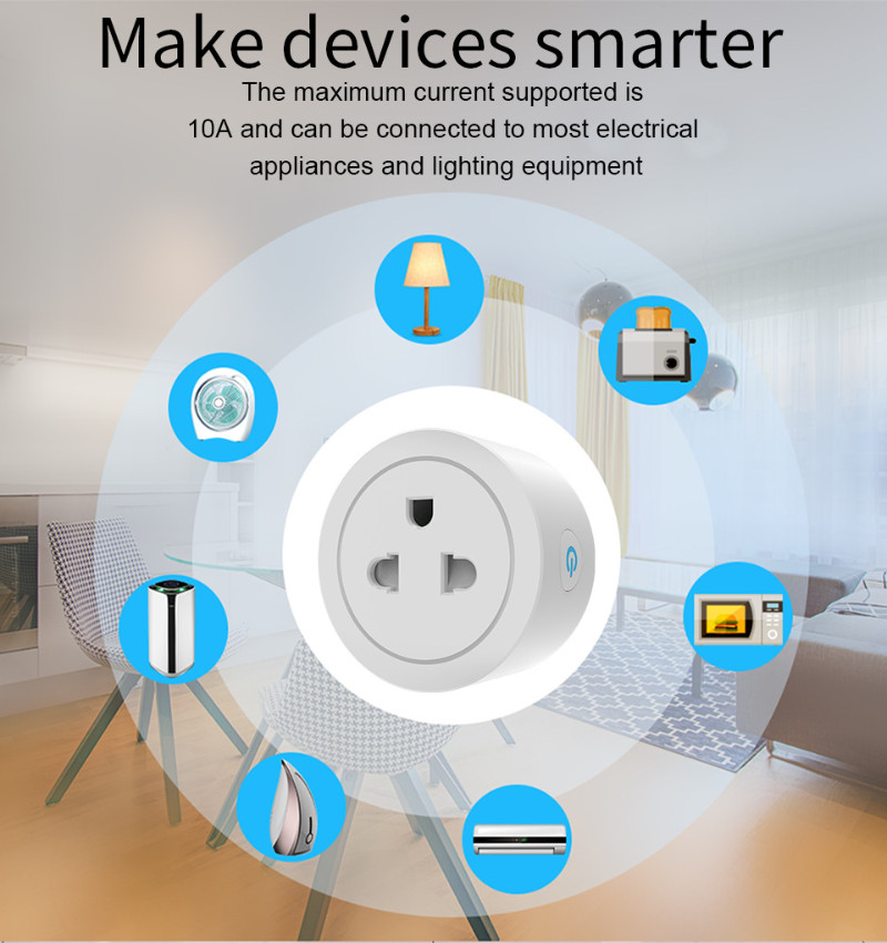 Tuya WiFi Smart Plug 20A 16A 10A with Power Monitor Remote Control ...