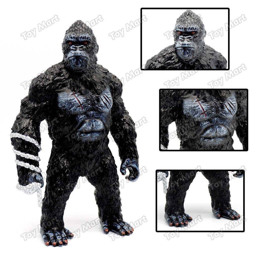 ♠ ∇ Godzilla vs Kong 12" Giant King Kong Action Figure 1 Ft Tall ...